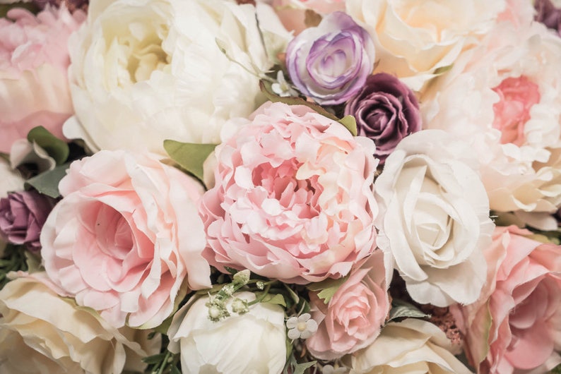 Pink Rose Wall Mural Wall Decal of Roses Pink Roses - Etsy