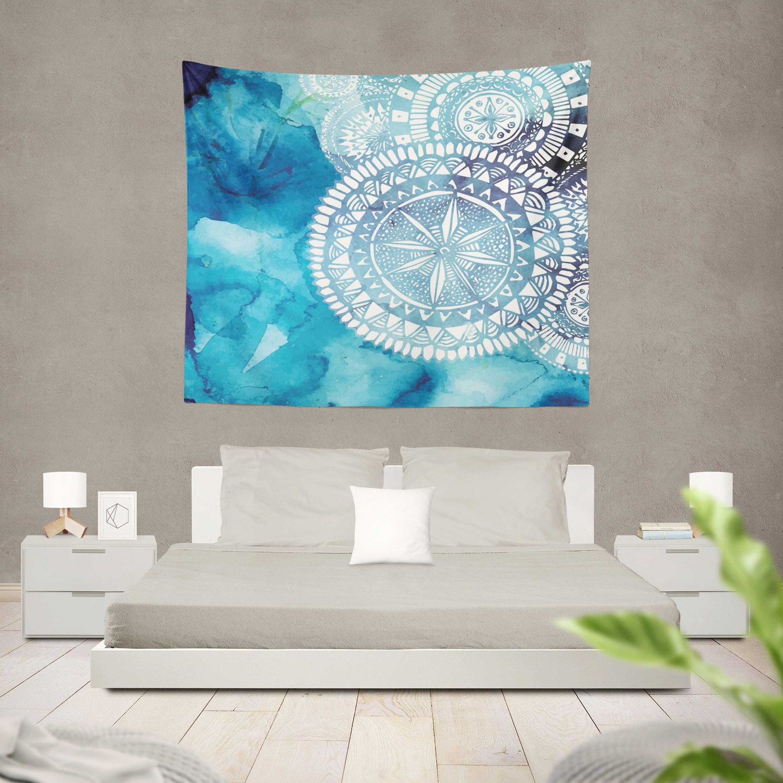 Bohemian Bedroom Wall Decor Mandala Decal Boho Mandala Wall - Etsy