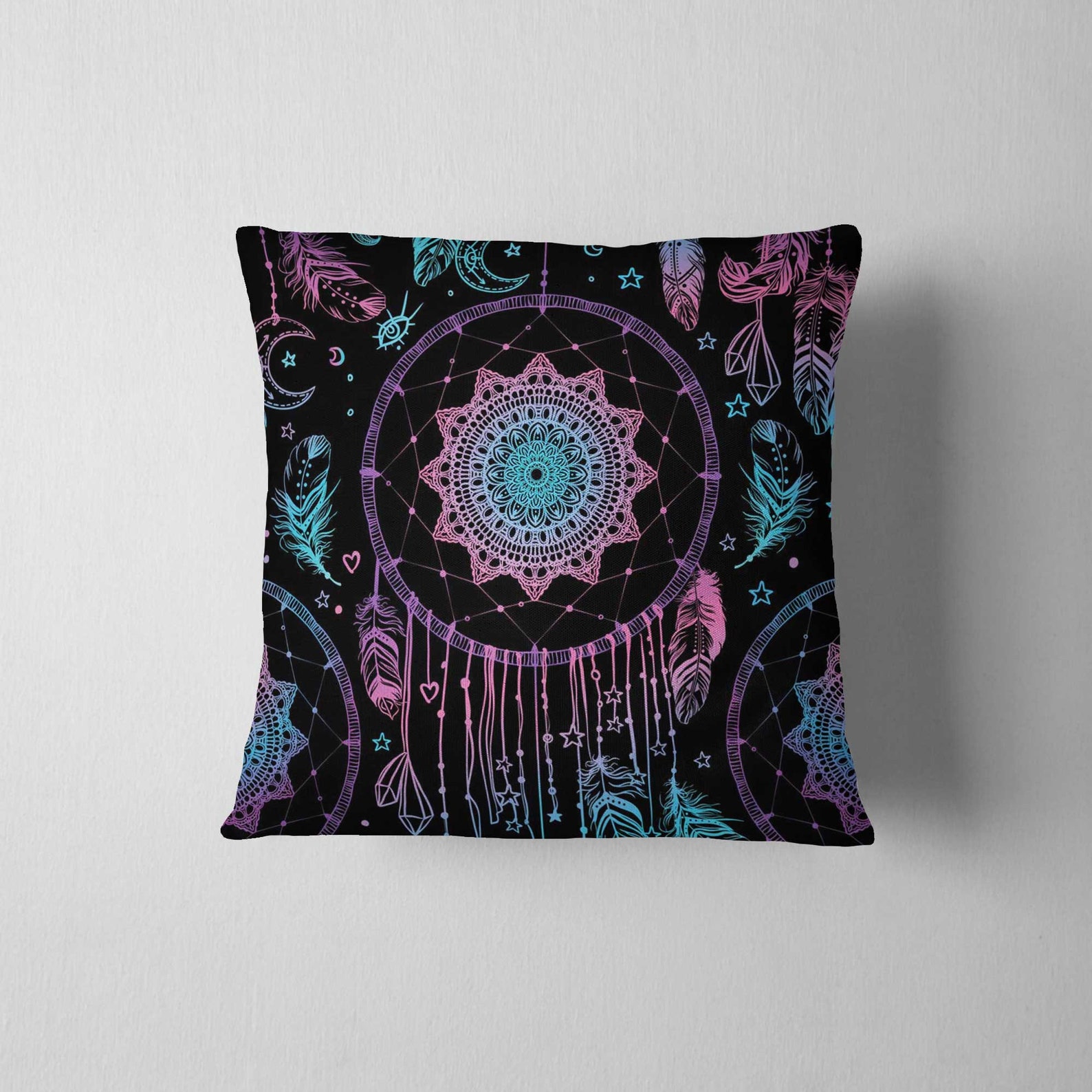 2 Mandala Pillow Covers Hippie Mandala Pillows Pillow Covers | Etsy