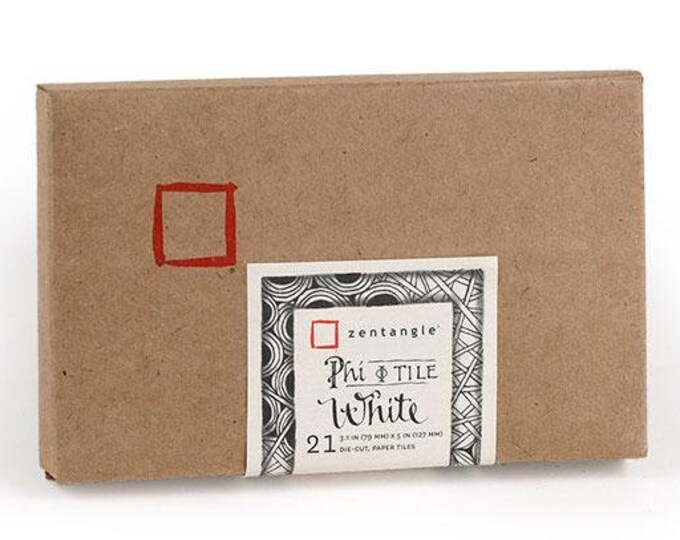 Zentangle® Phi Tiles (white - 21 Pack) - Etsy