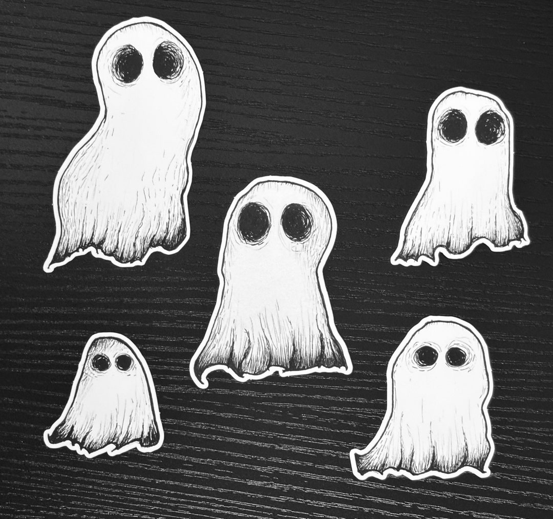 Ghosties Sticker Pack - Etsy