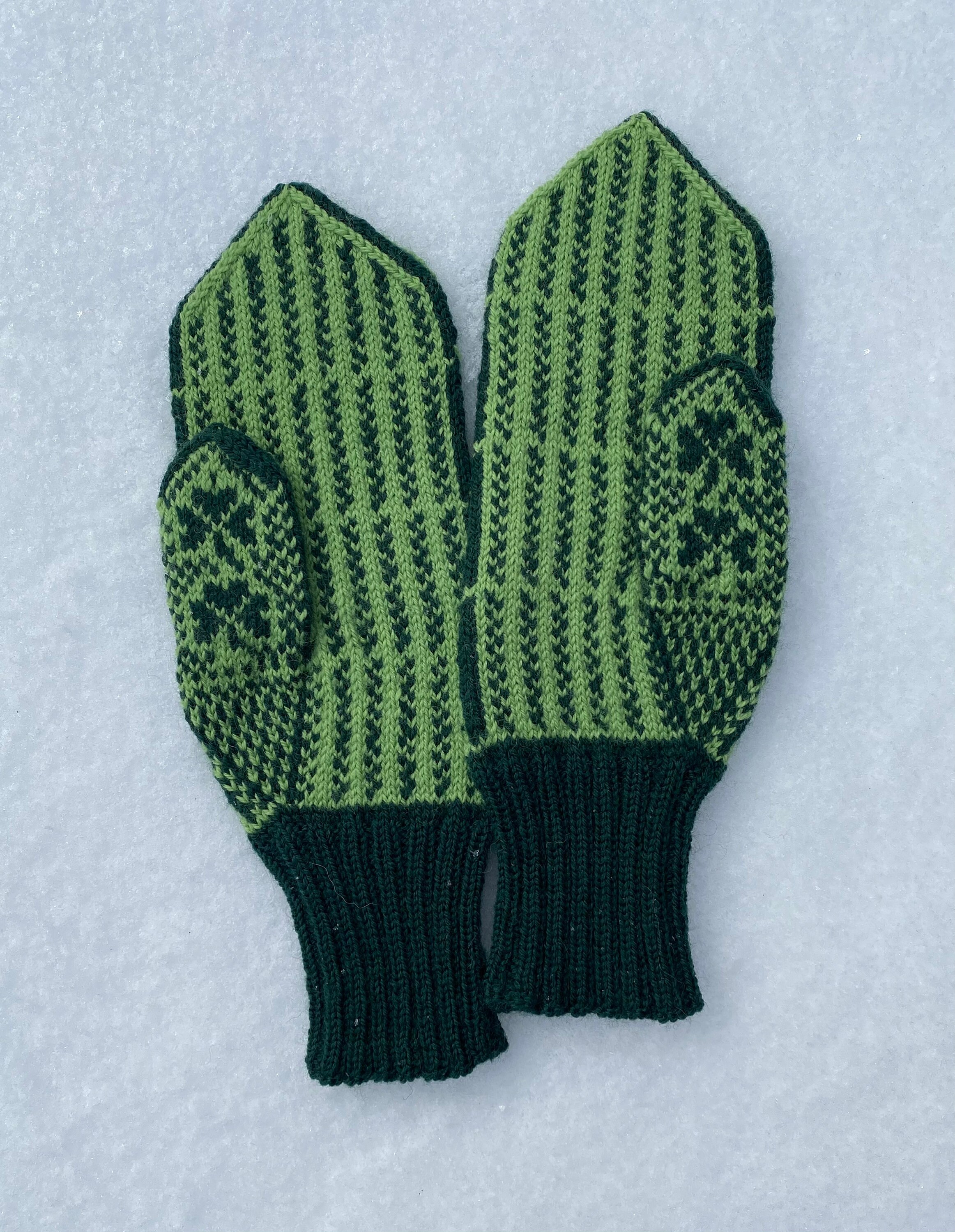 Pdf. Lucky Mittens Pattern in English and Icelandic. Sizes for Women ...