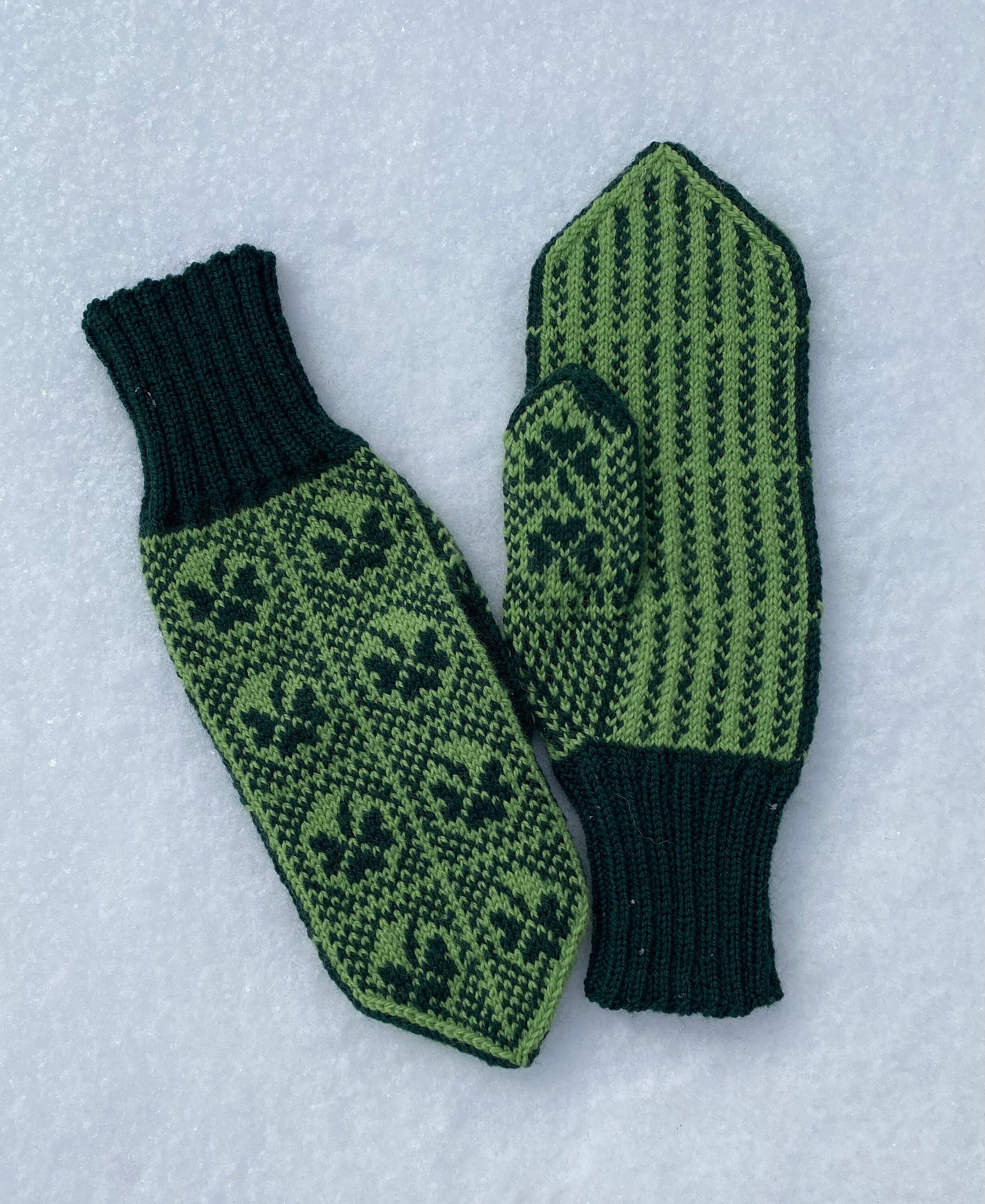 Pdf. Lucky Mittens Pattern in English and Icelandic. Sizes for Women ...
