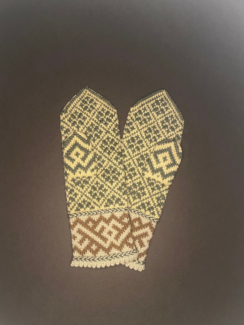 Láð. Pdf. Mittens Pattern in English, Icelandic and Norwegian. - Etsy