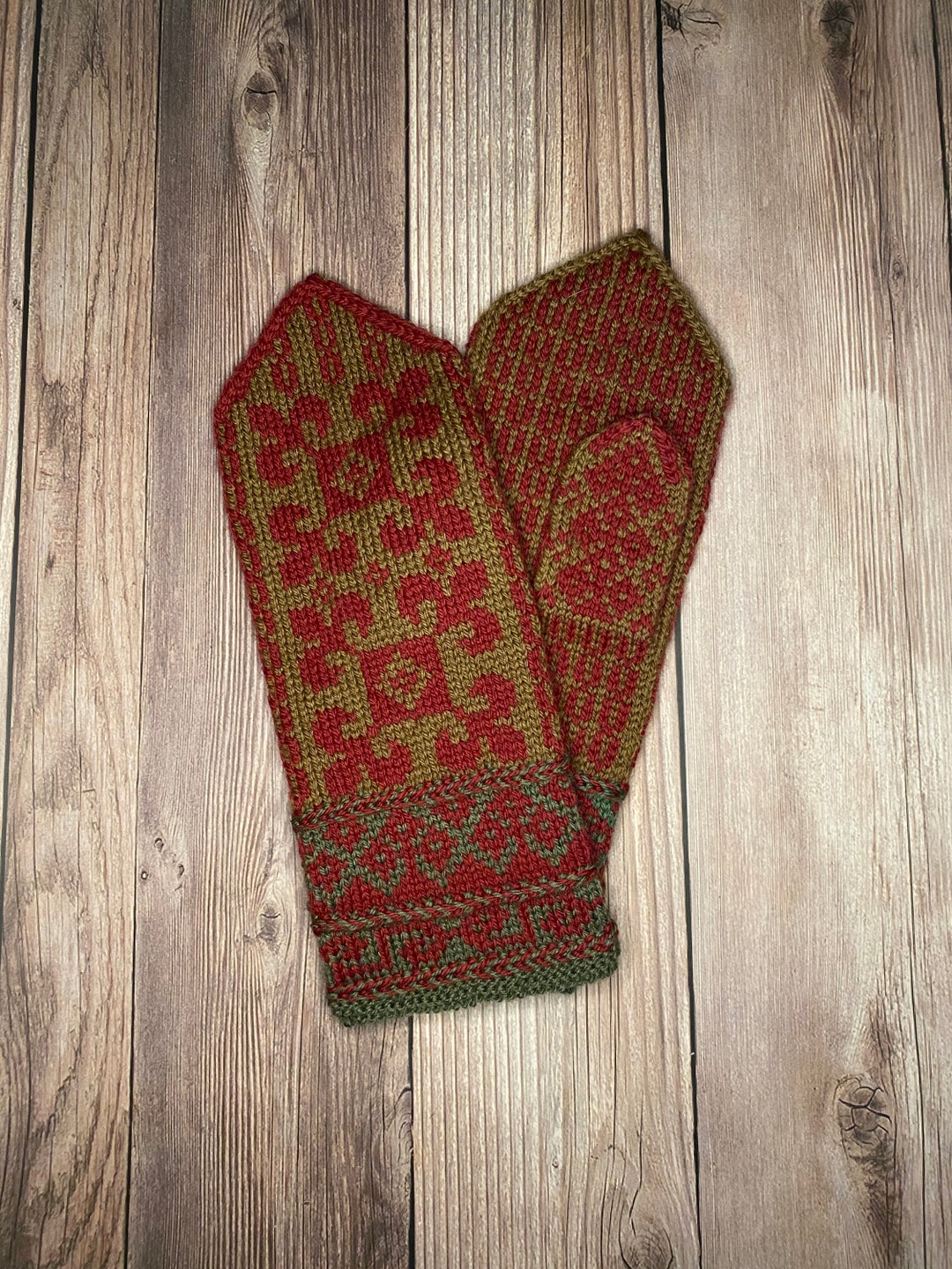 Fold. Pdf. Mitten Pattern in English and Icelandic. - Etsy