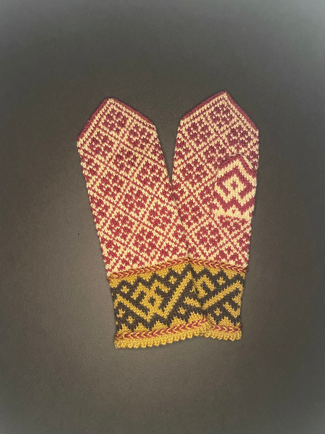 Láð. Pdf. Mittens Pattern in English, Icelandic and Norwegian. - Etsy