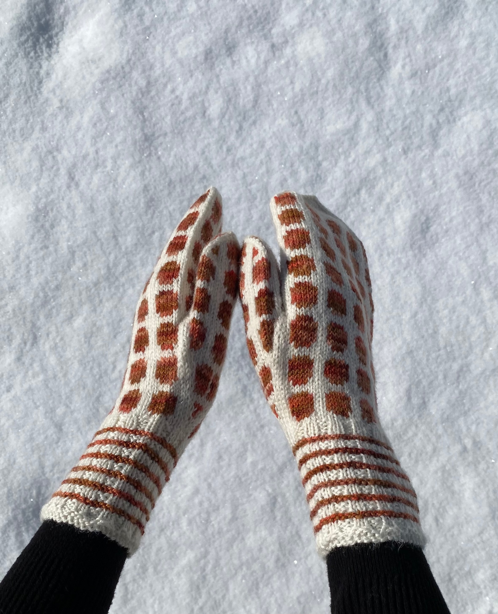 Pdf. Window Mittens Knitting Pattern in English and Icelandic - Etsy