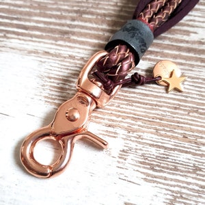 Keychain vagabond Burlesque Customizable Made of Leather - Etsy