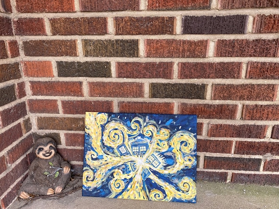 Van Gogh Exploding Tardis