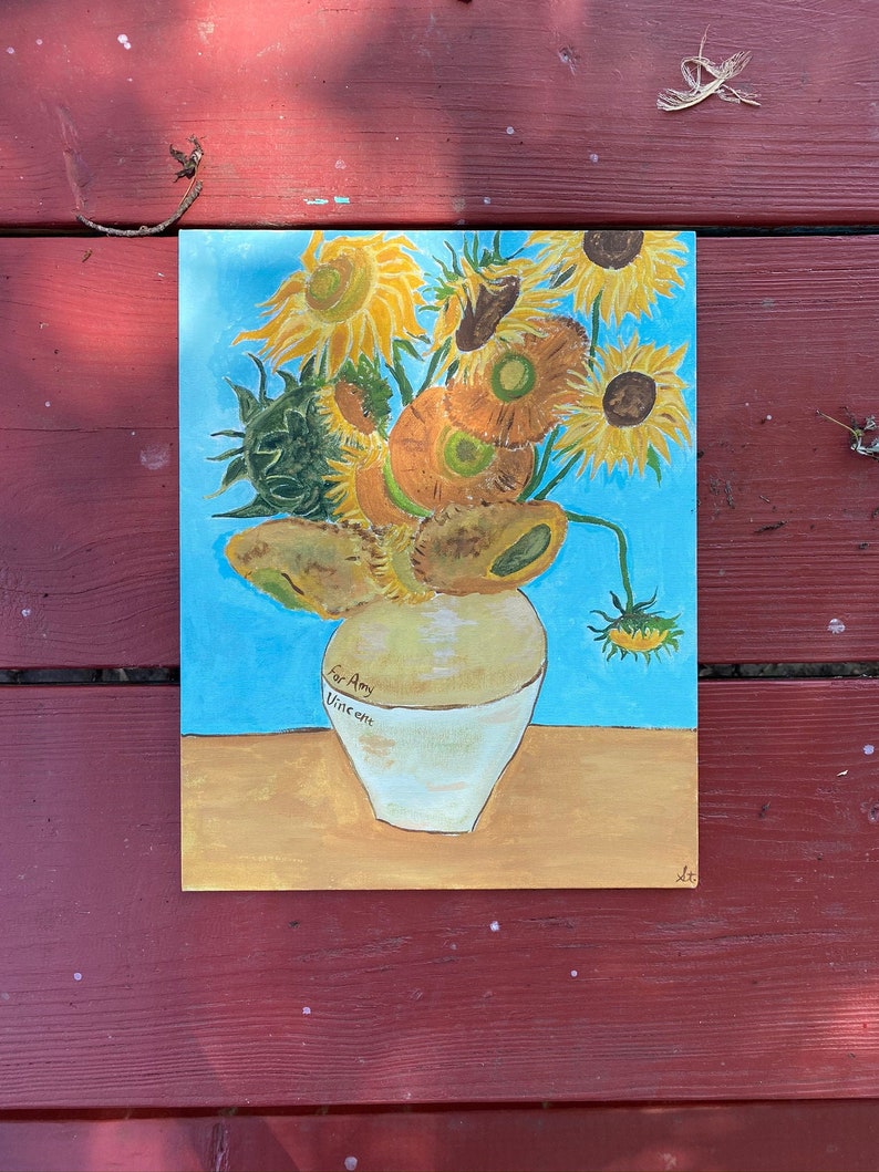 Doctor Who for Amy Van Gogh Sunflower - Etsy Ireland