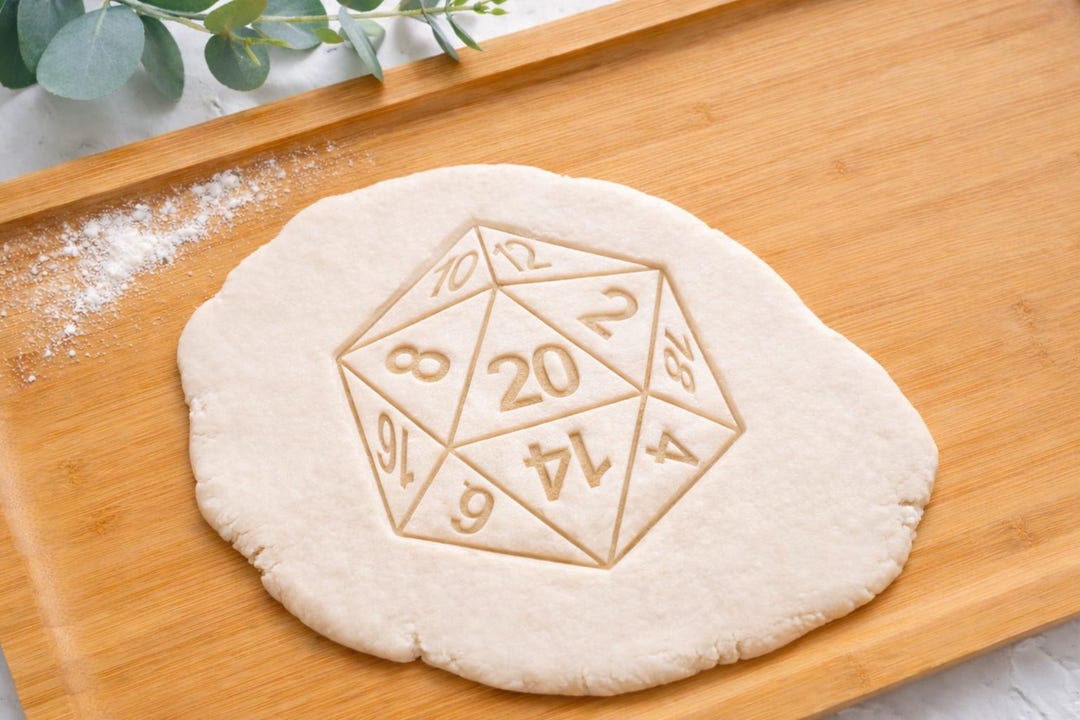 Dice K20 Rolling Medieval Fantasy Dnd Dungeons Cookie Cutter Fondant ...