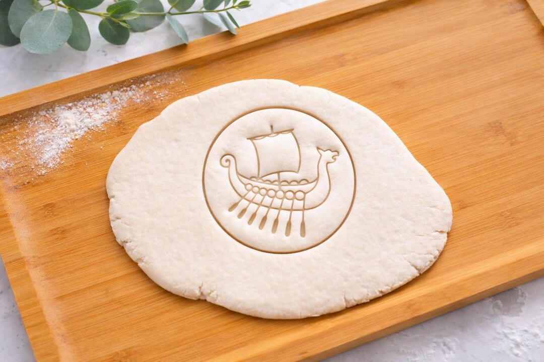 Viking Ship Cookie Cutter Norse Longship Maritime Fondant Biscuit ...