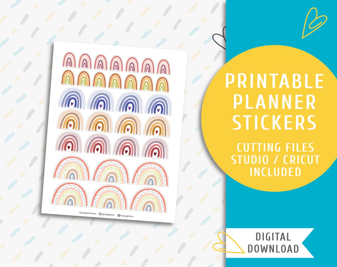 Printable Hydration Stickers. Instant Download Planner Sticker Kit ...