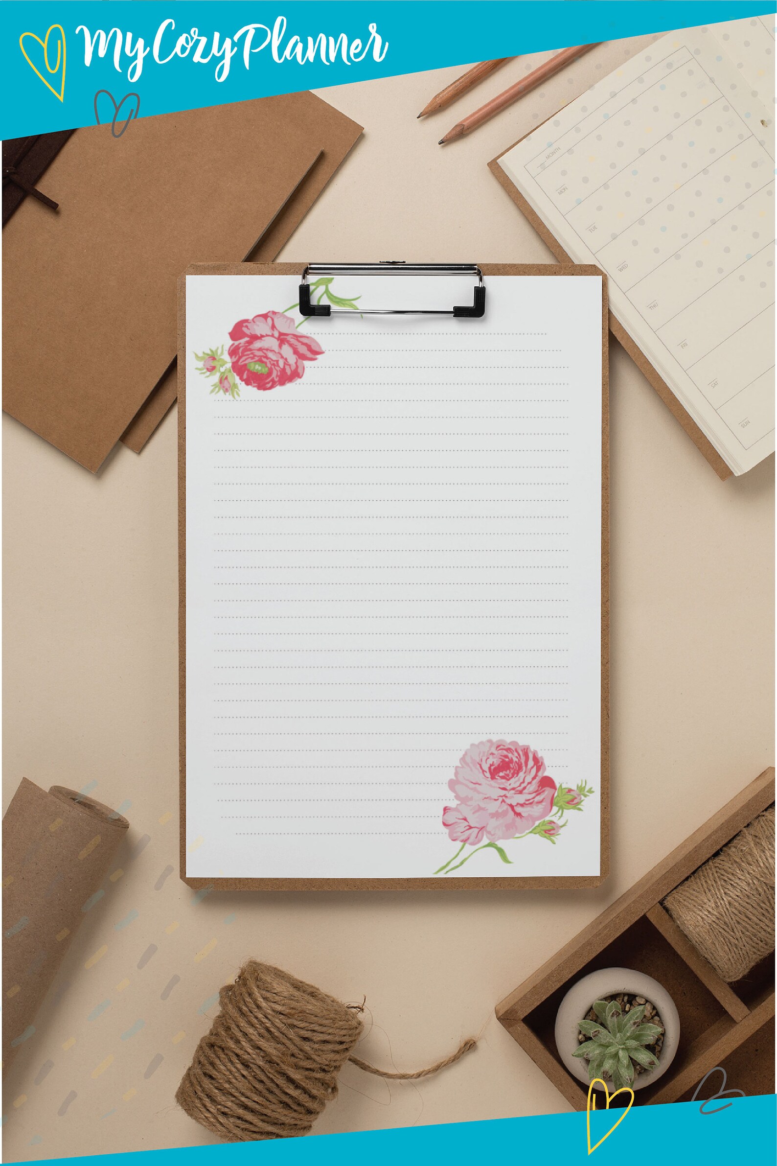 Printable Writing Paper Printable Letter Paper Printable Envelope ...