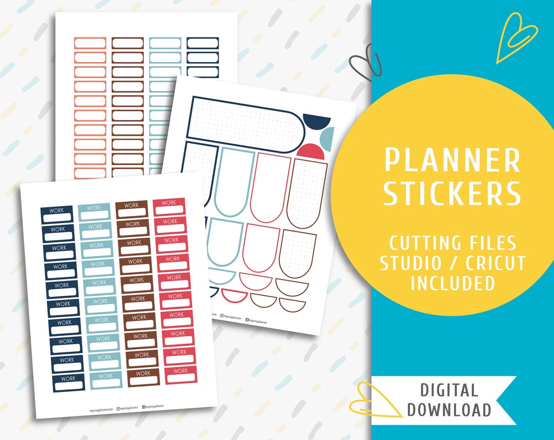 Printable Stickers. Instant Download Planner Sticker Kit. Cute Winter ...