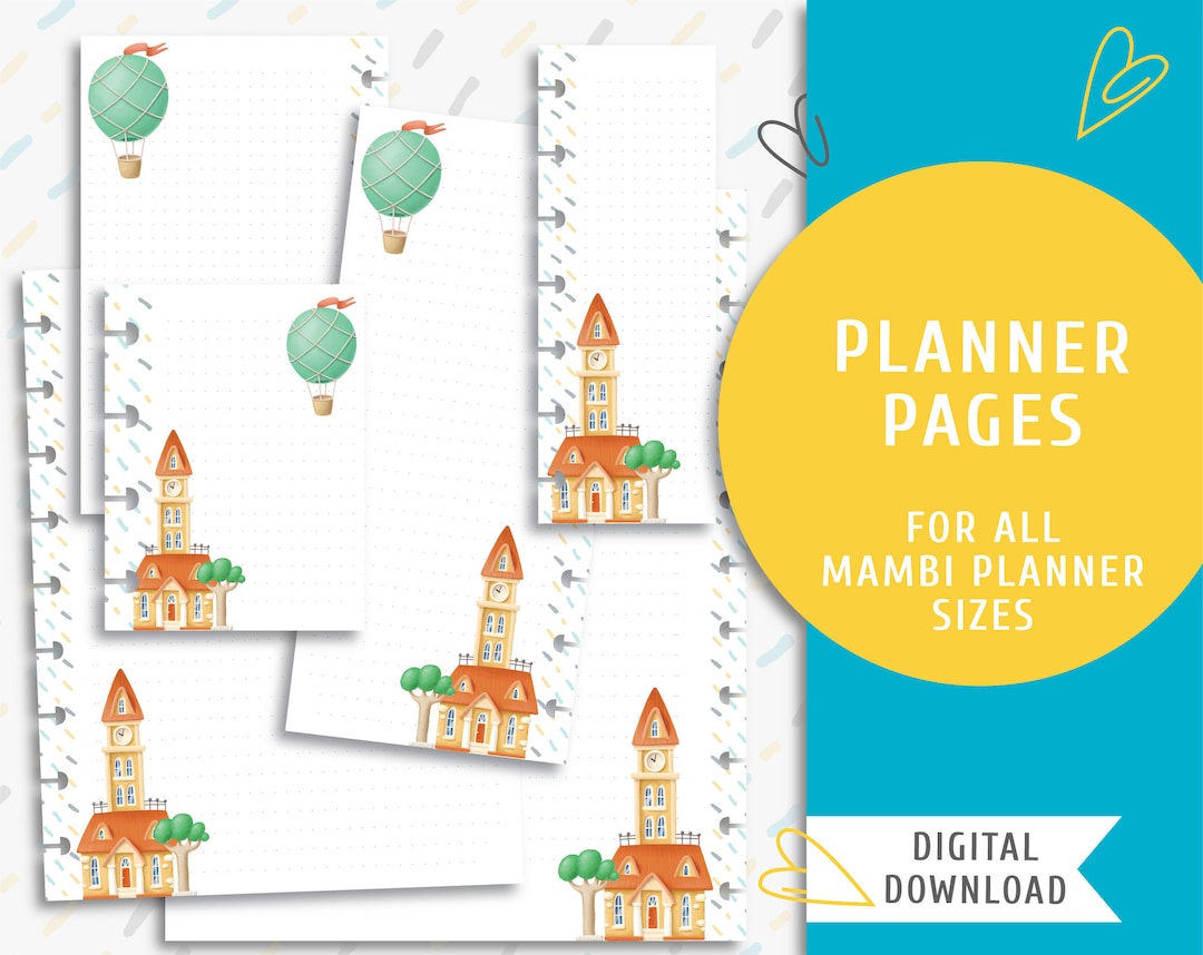 Printable Note Planner Pages. Printable the Happy Planner Inserts ...