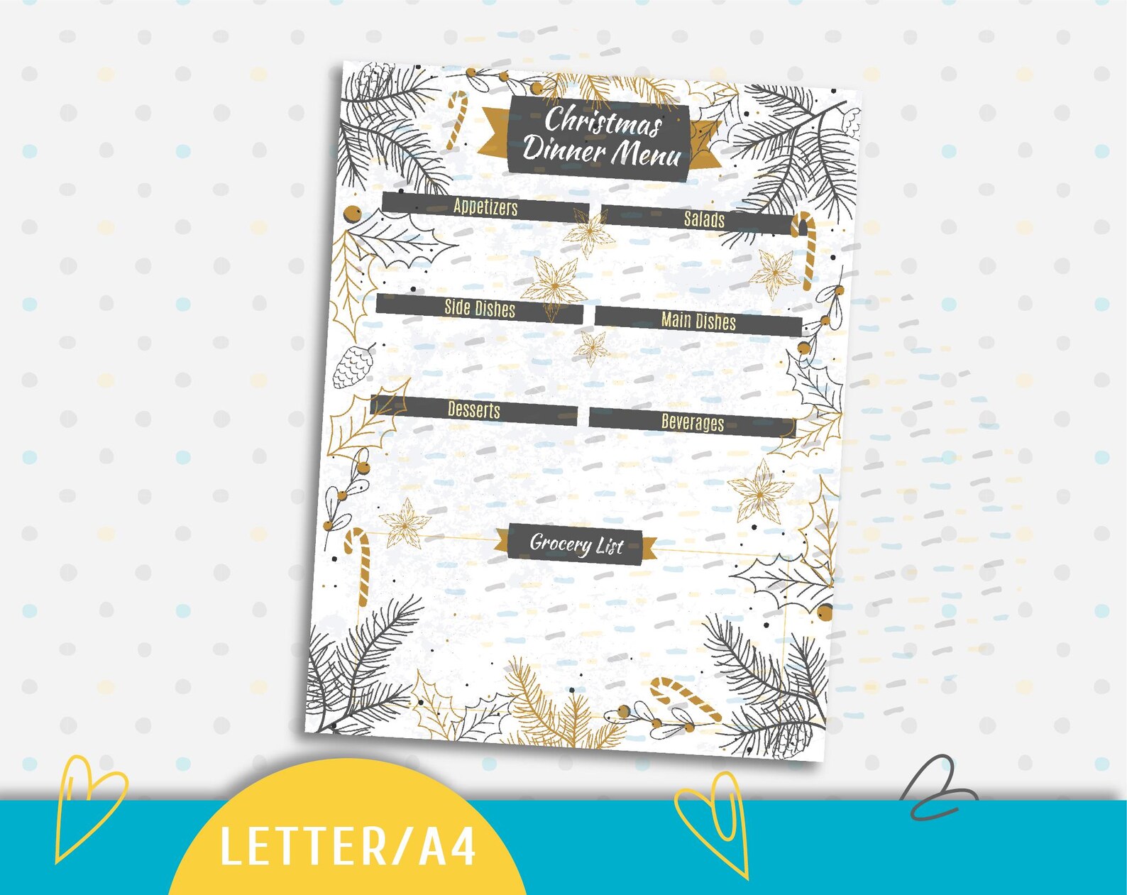 Printable Menu Pages. Printable the Happy Planner Inserts. Instant ...
