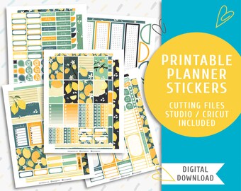 Lemon Planner Stickers - Etsy