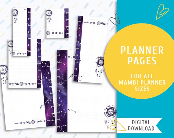 Printable Note Planner Pages. Printable the Happy Planner - Etsy
