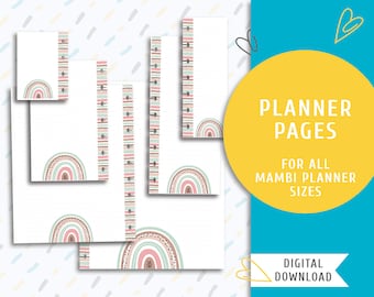 HAPPY PLANNER PRINTABLE Notes Planner Pages / Inserts 7 X - Etsy