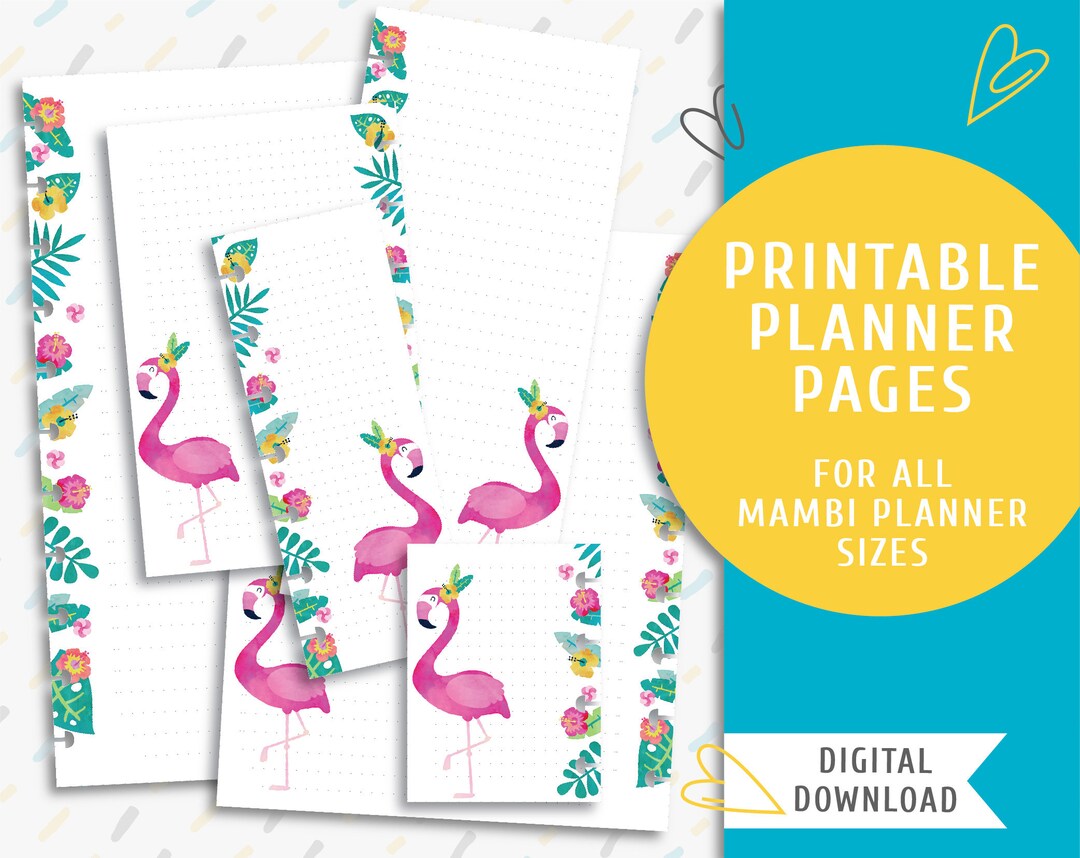 Printable Note Planner Pages. Printable the Happy Planner Inserts ...