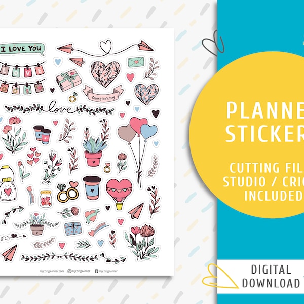 Cute Doodle Stickers - Etsy