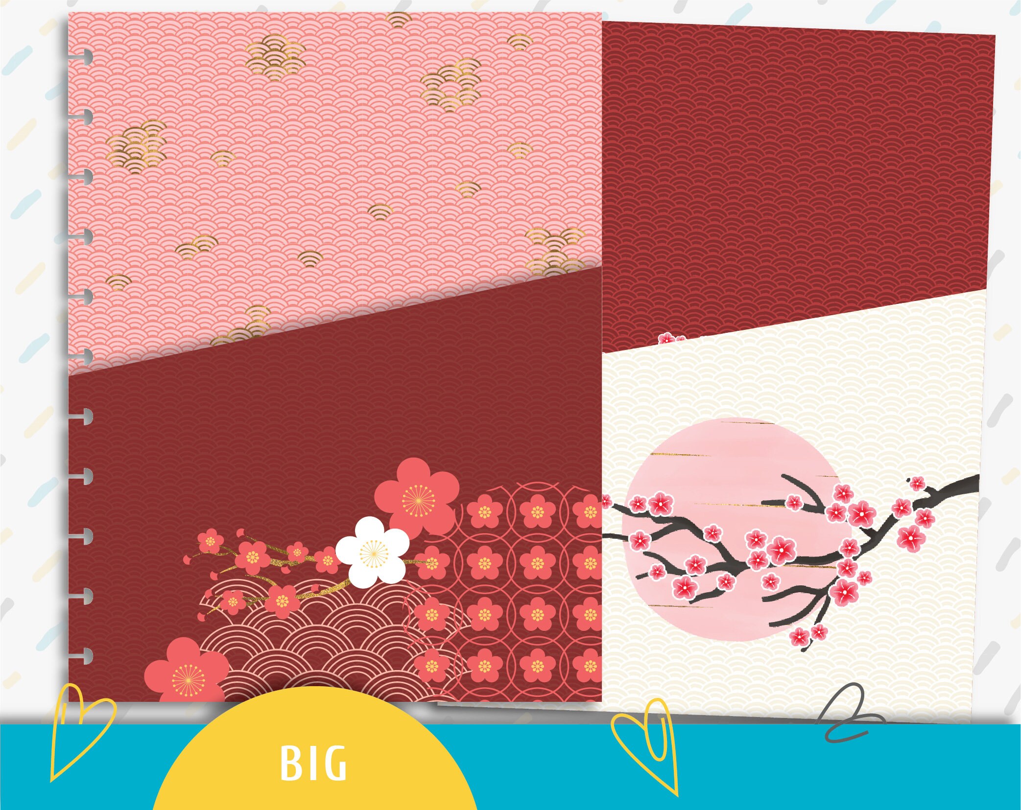 Printable Planner Pocket Folder Kit. Printable Planner Folder System ...