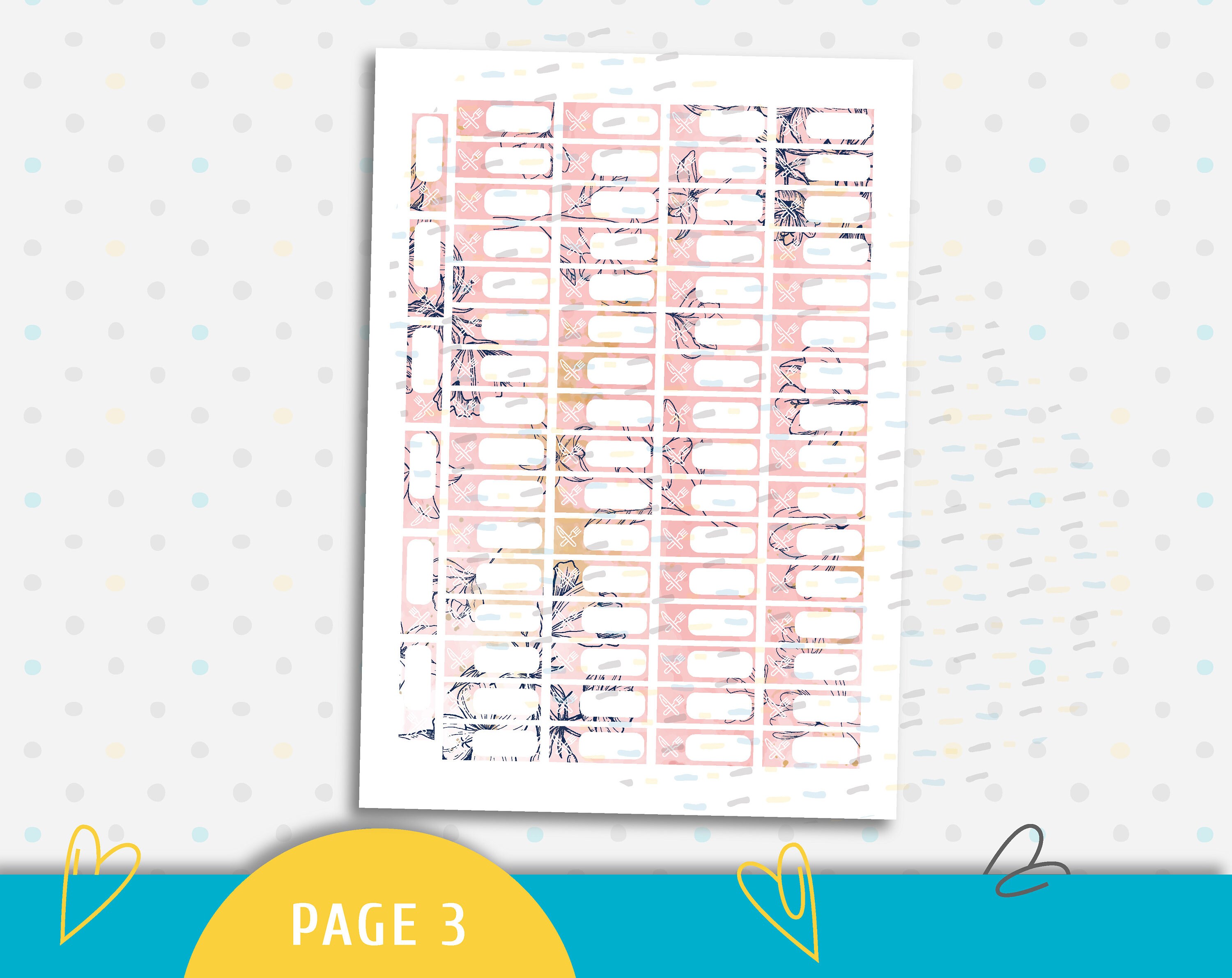 Printable Box Stickers. Instant Download Planner Sticker Kit. Fine ...