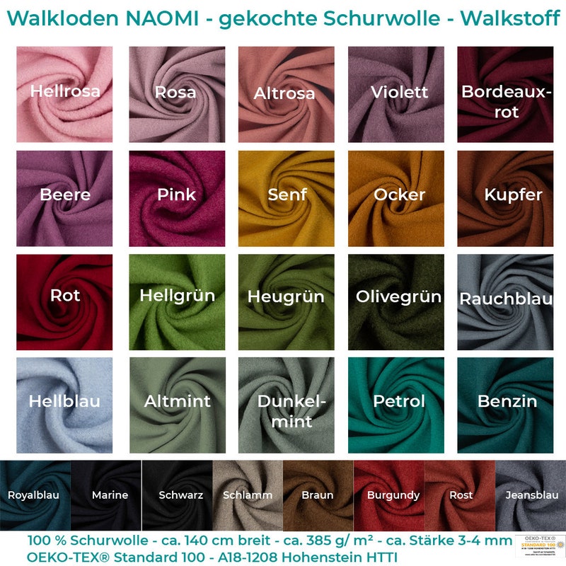 Wollfilz 100% wolle meterware - Etsy.de