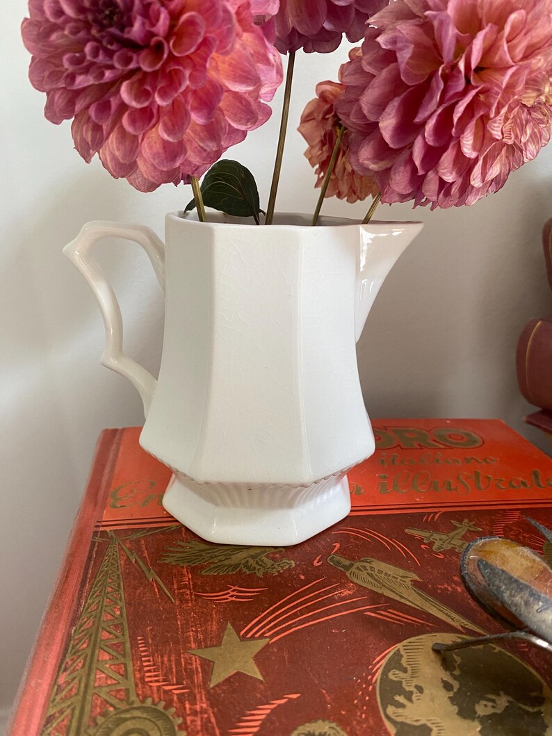Vintage Vase Independence Ironstone Water Milk Pitcher by Castleton ...