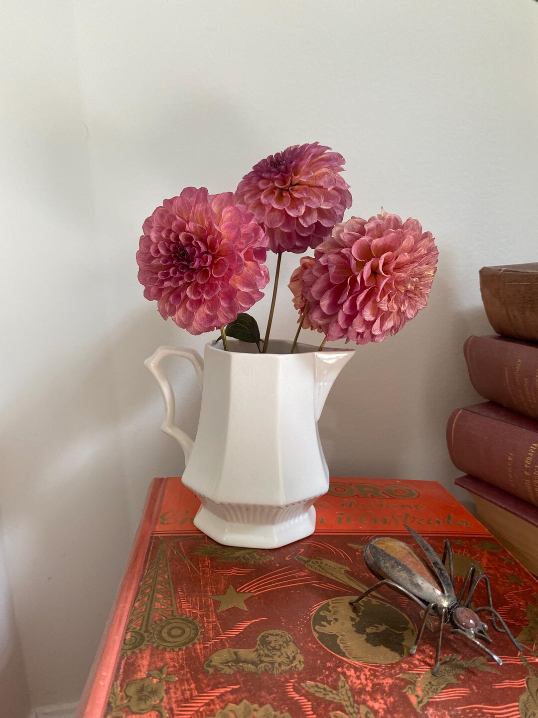 Vintage Vase- Independence Ironstone Water Milk Pitcher by Castleton ...