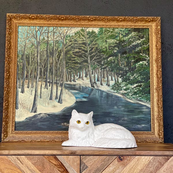 Funky Cat Art - Etsy