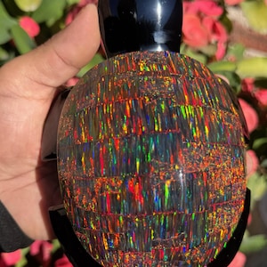 Handcrafted Solid Mexican Obsidian Turtle with Blue Mosaic Synthetic ...