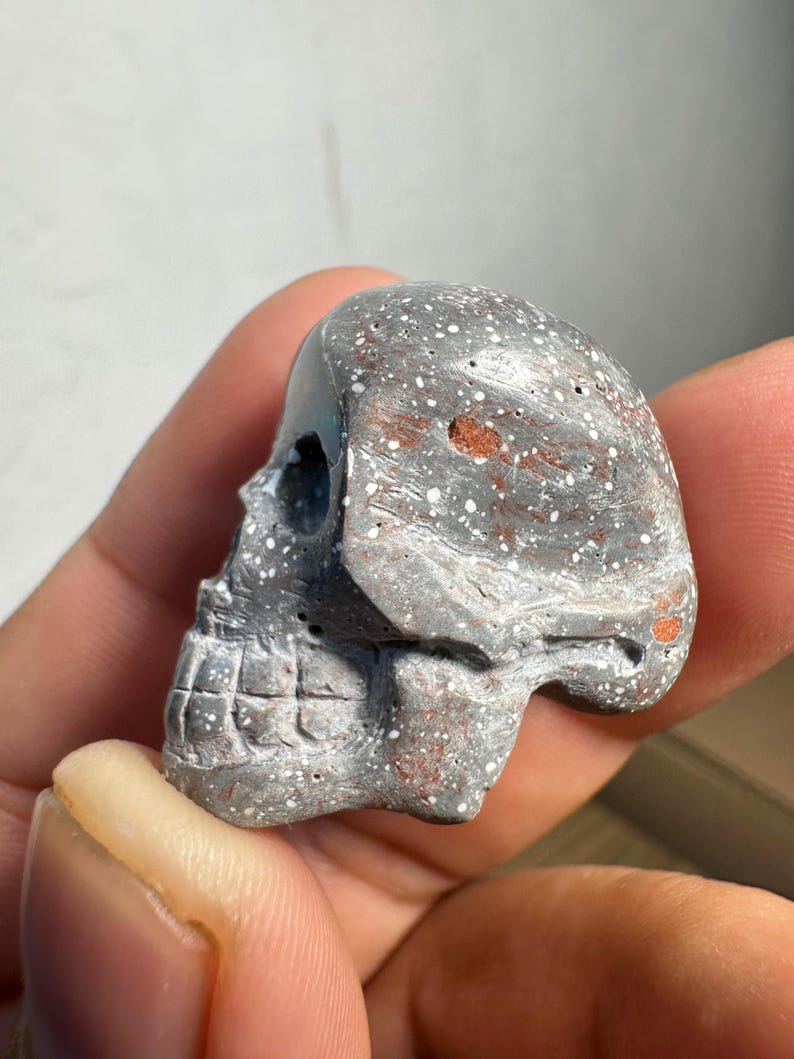 Opal skull carving natural matrix crystal skull, skull carving, quartz ...