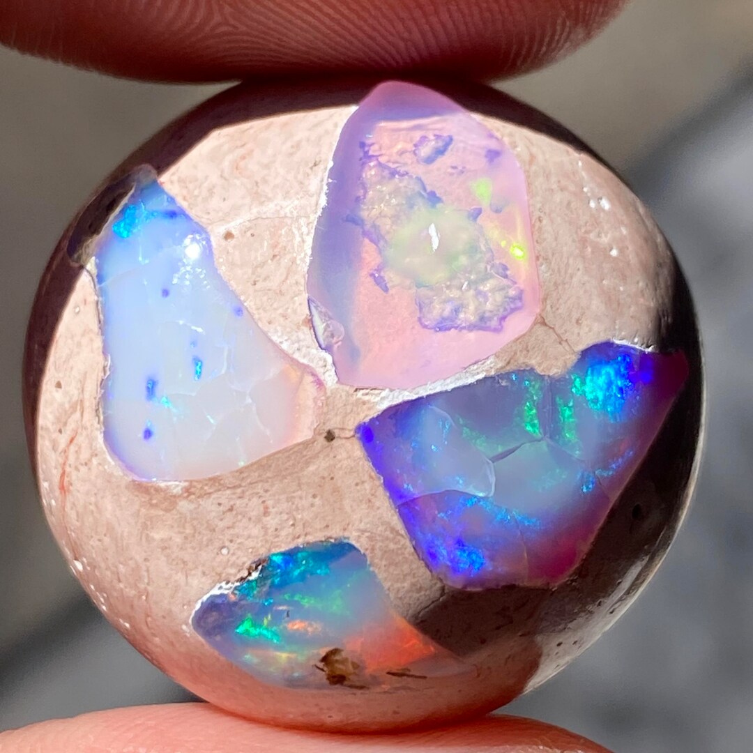 Grade AAA Galaxy Opal 28 X 28 X 9 Mm - Etsy
