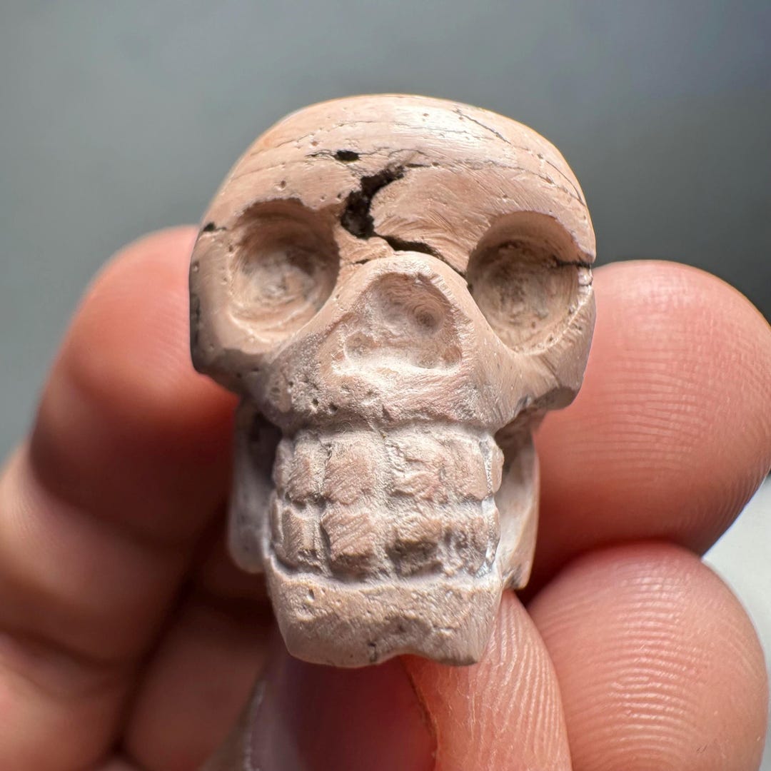 Opal Skull Carving Natural Matrix Crystal Skull, Skull Carving, Quartz ...
