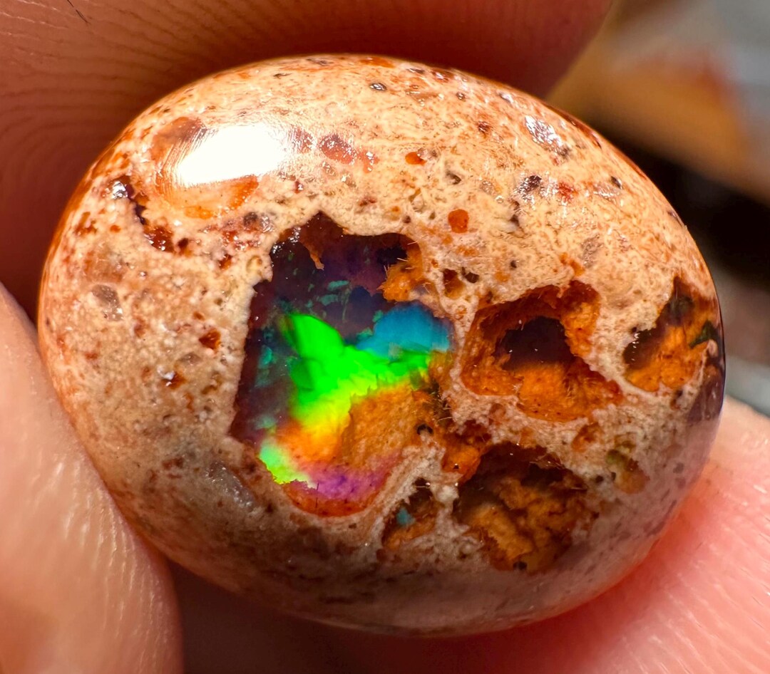 Matrix Opal 16.75x 13.96 X 6 Mm 10 Carats, Black Opal, Australian Opal, Boulder Opal, Adnamooka ...