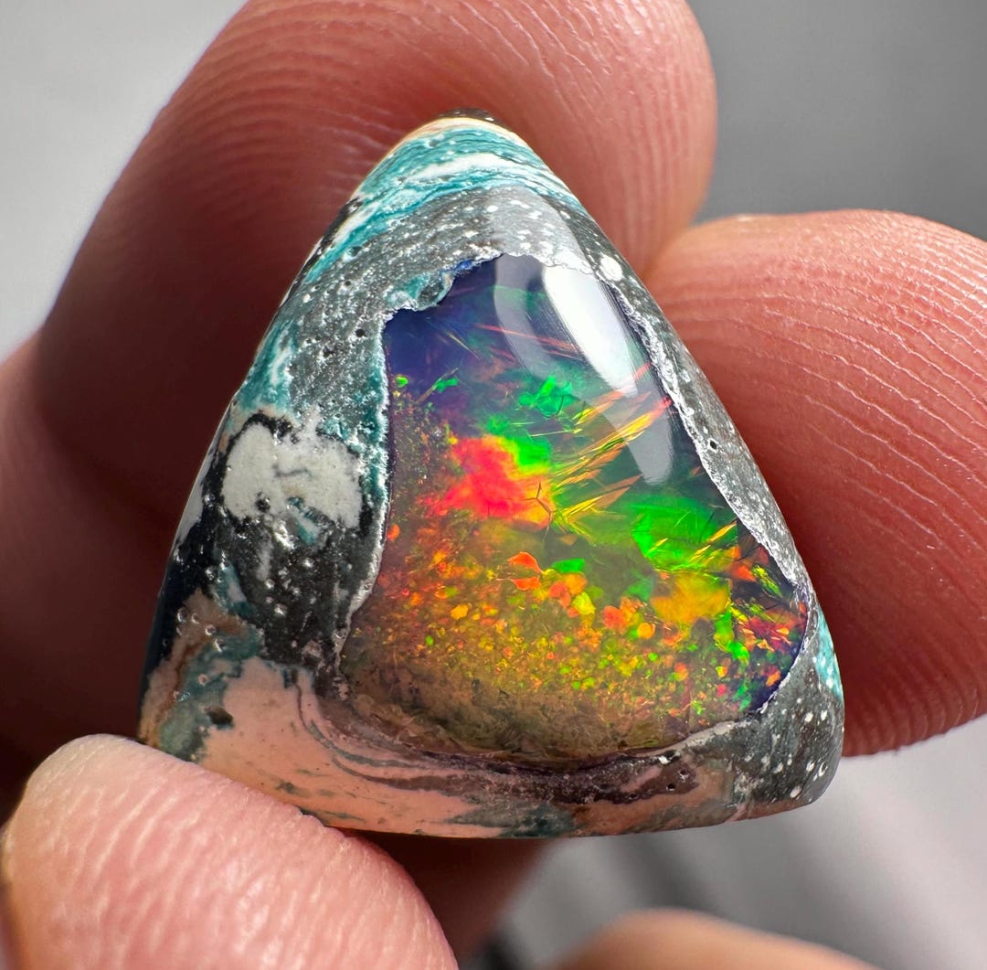 Galaxy Opal, Purple Opal, Wire Wrap Opal, Purple Opal, Colorful Opal ...