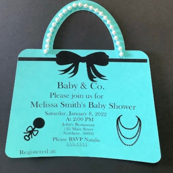 Purse Invitations - Etsy