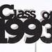 Class of 1993 Cake or Centerpiece Topper Pick for 30th Class Reunions ...