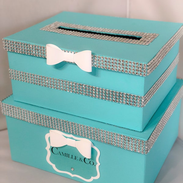 2 Tiered Card Box - Etsy