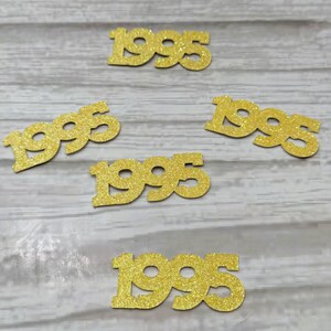 30th Class Reunion 1995 Confetti for High School Reunions or Birthday ...