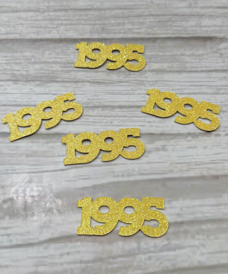 30th Class Reunion 1995 Confetti for High School Reunions or Birthday ...