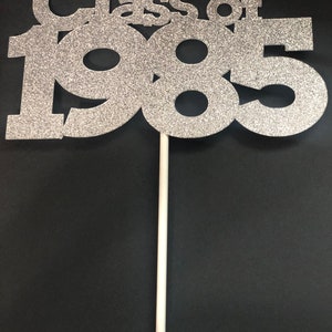 40th Class Reunion Class of 1985 Cake or Centerpiece Topper Pick for ...
