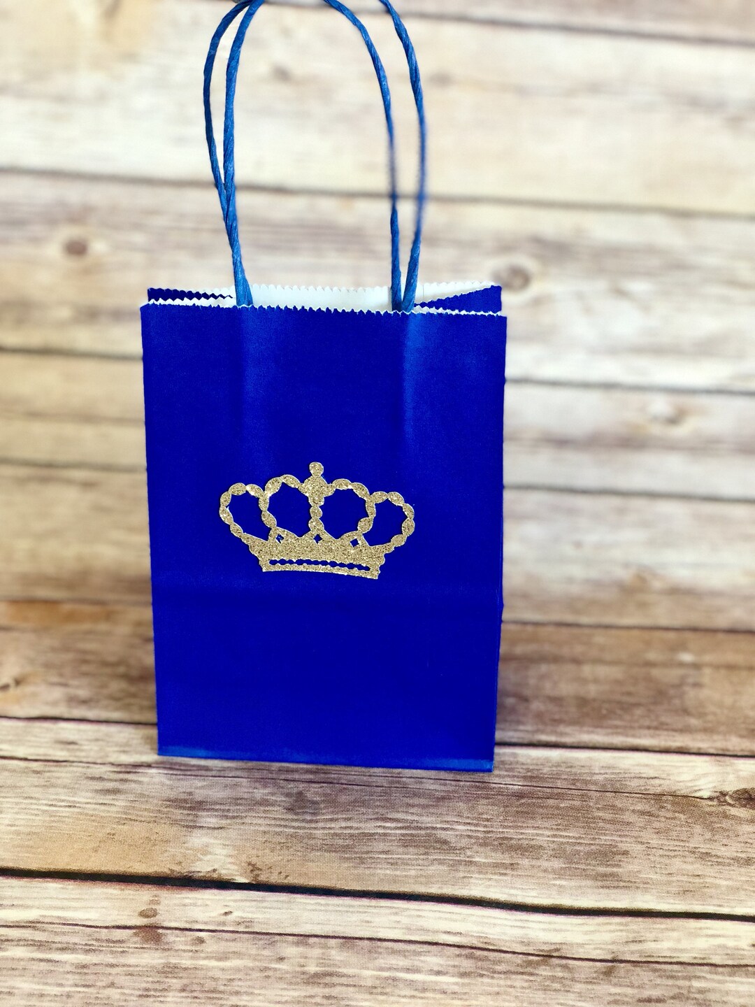 Royal Prince Crown Favor Gift Bags for Candy, Treats, Goodies. Baby ...
