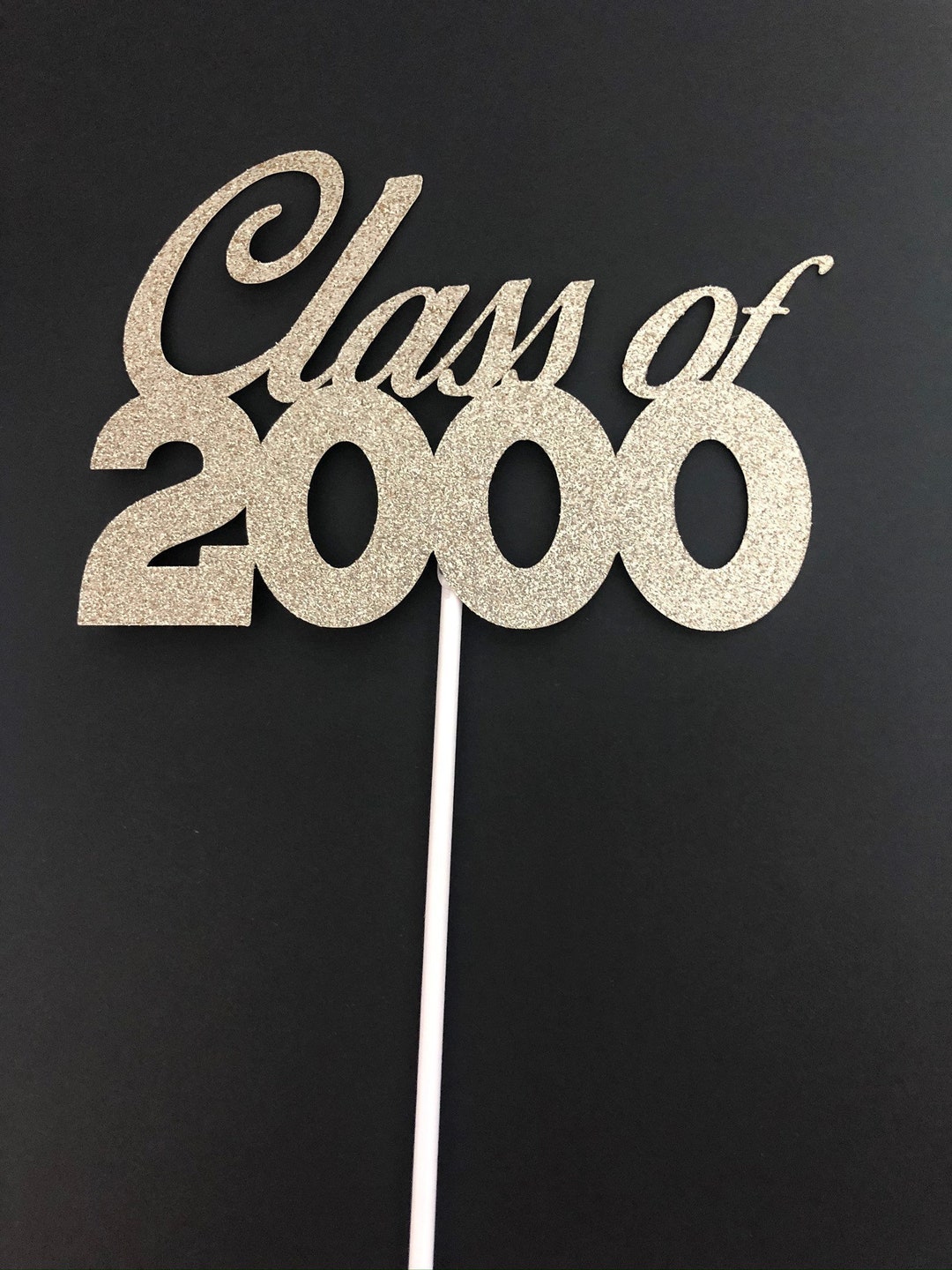 Class of 2000 Cake or Centerpiece Topper Pick for 20th Class Reunions ...
