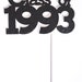 Class of 1993 Cake or Centerpiece Topper Pick for 30th Class Reunions ...