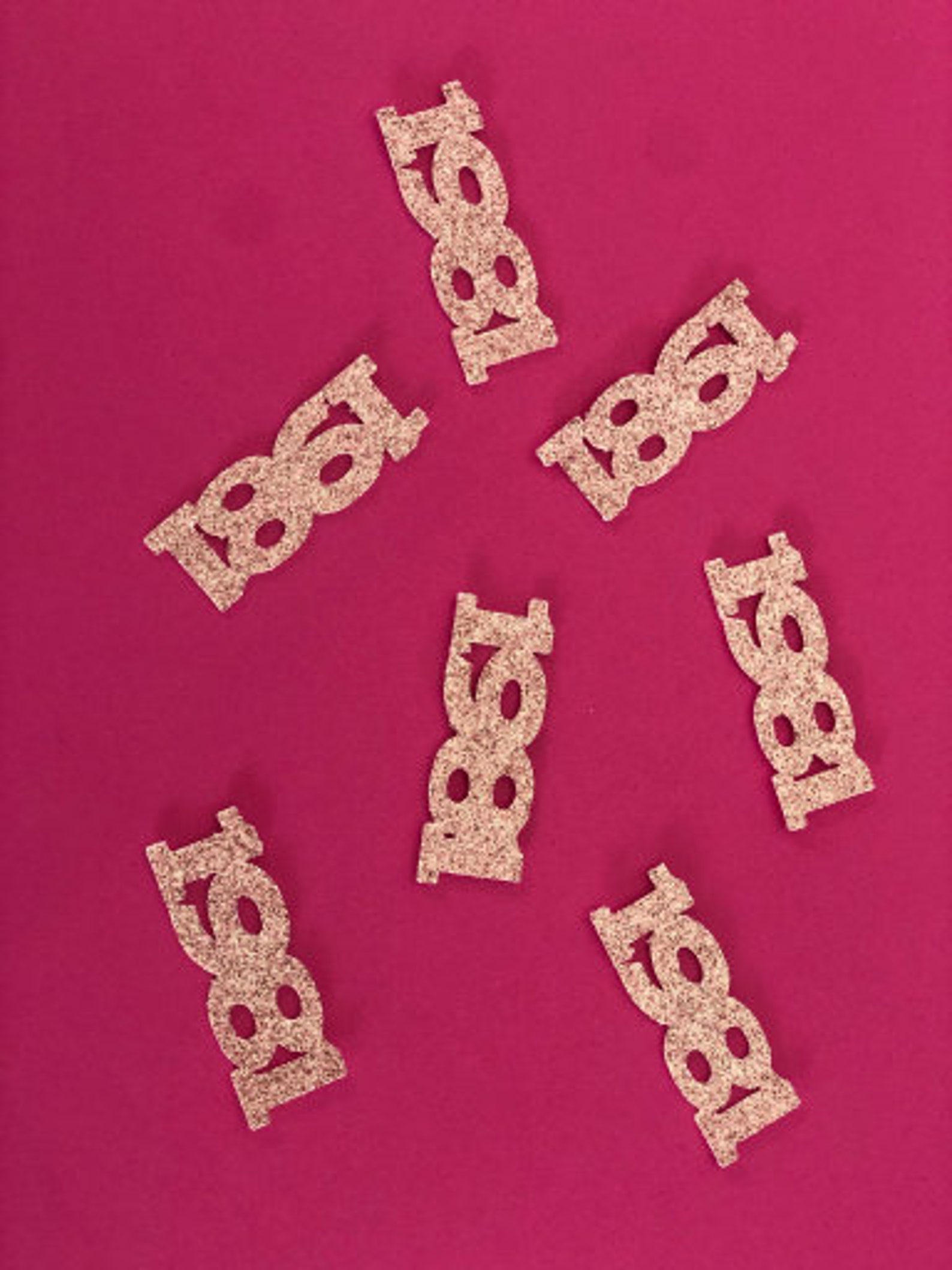 1981 Confetti for 40th Birthday Class Reunion or Anniversary - Etsy