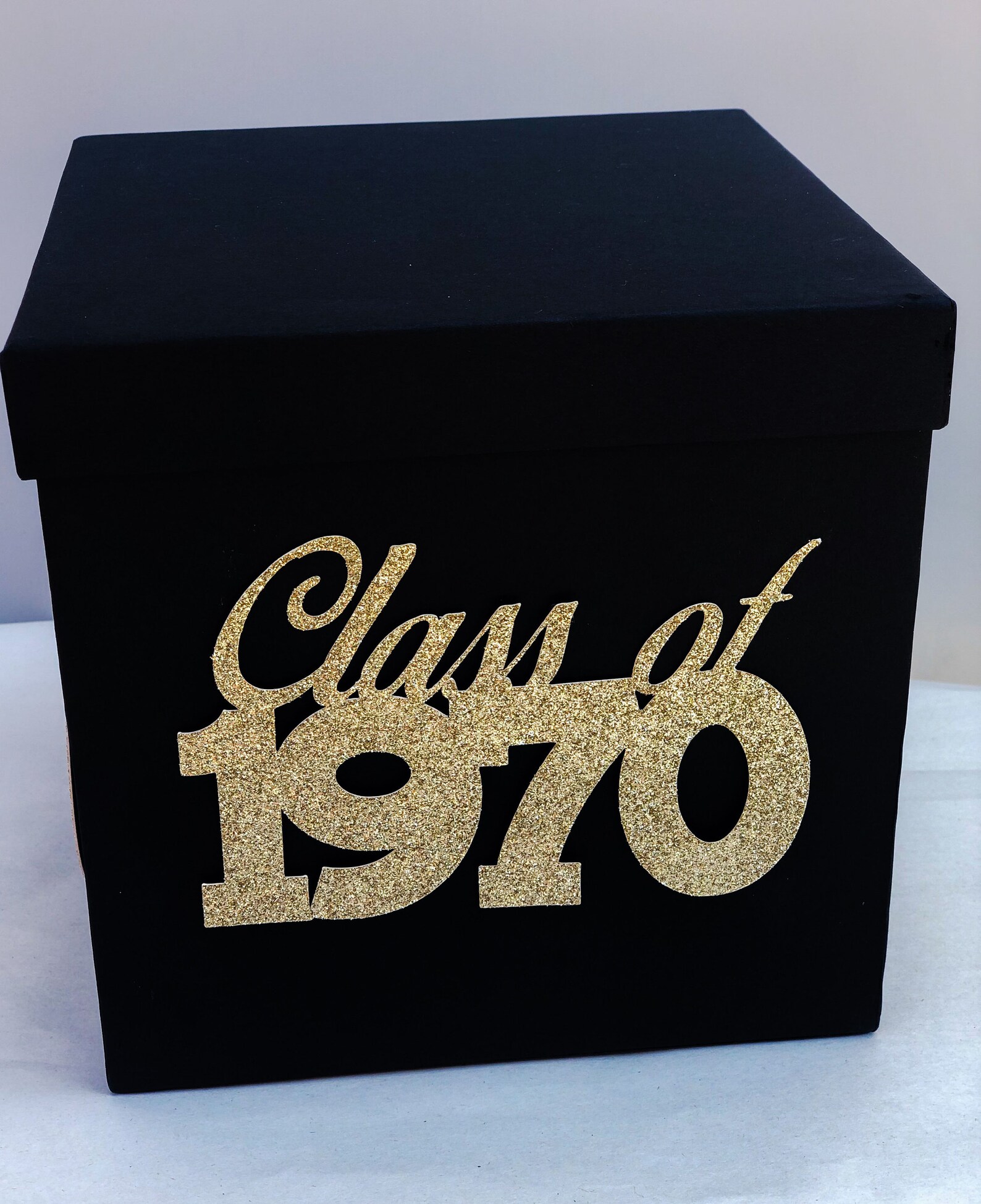 50th Class Reunion Centerpiece Class of 1970 Box Centerpiece Add Your ...