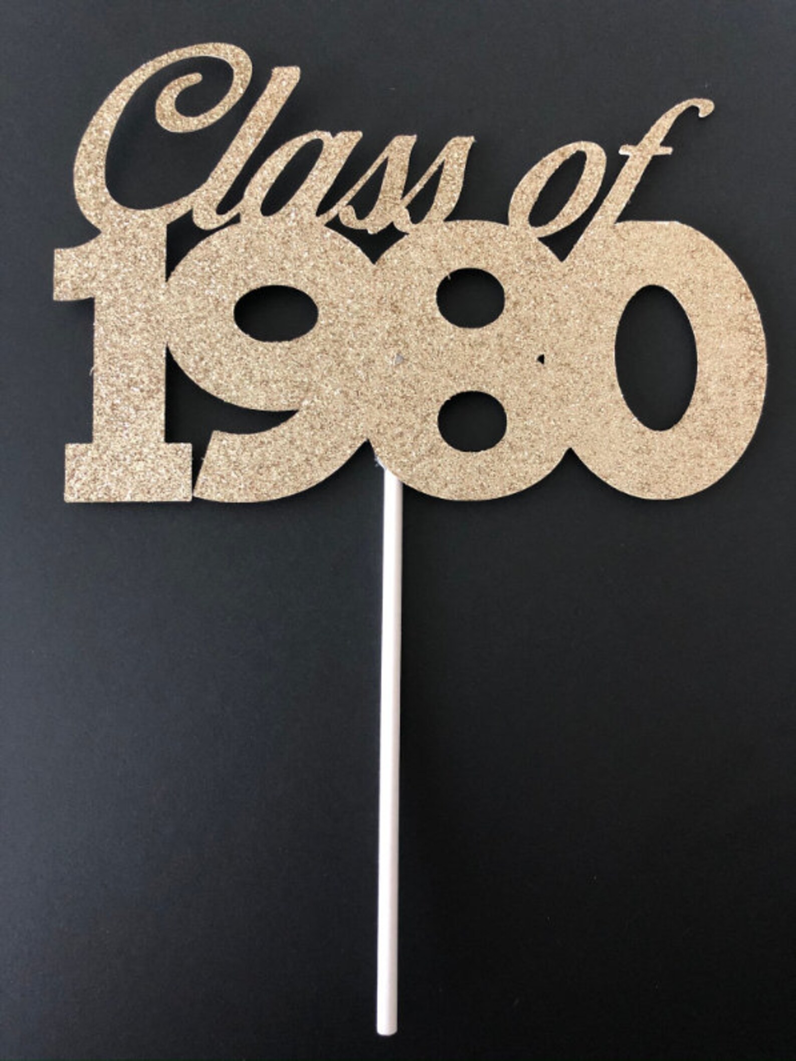 Class of 1980 Cake or Centerpiece Topper Pick for 40th Class | Etsy